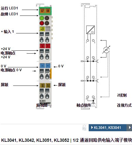 BeckhoffKL3041, KL3042, 价格:1元