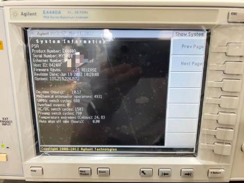 E4440A Agilent E4440A频谱分析仪E4440A