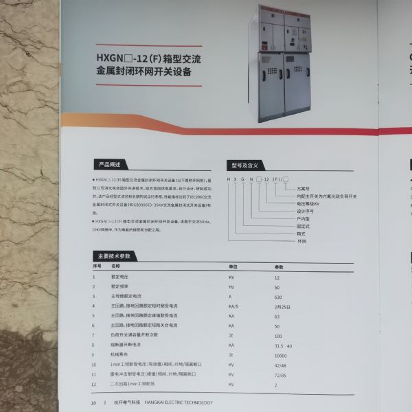 环网柜 HXGN -12（F）
