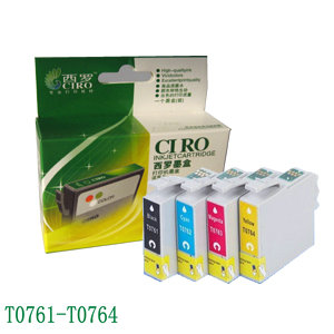西罗爱普生T0761兼容墨盒