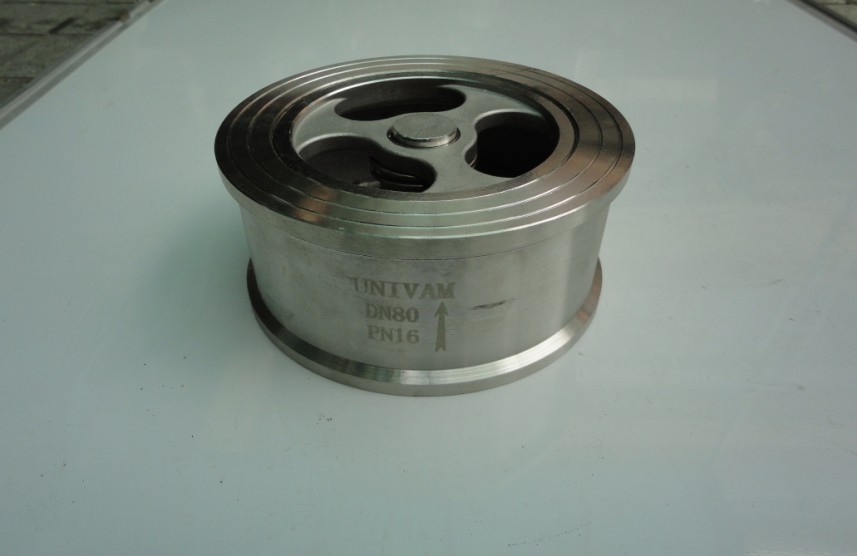 H71W-16P不锈钢对夹式止回阀 价格:56元/个